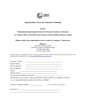 registration--for-teachers-training- ... Doc Template | pdfFiller