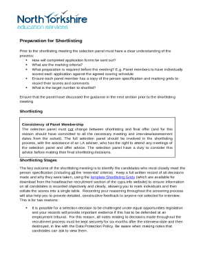 A Step-by-Step Guide on How To Select Shortlisted ... Doc Template ...