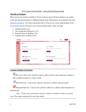 Fillable Online socialwork wvu MSW Field Instruction FormsSchool of Social Work Fax Email Print ...