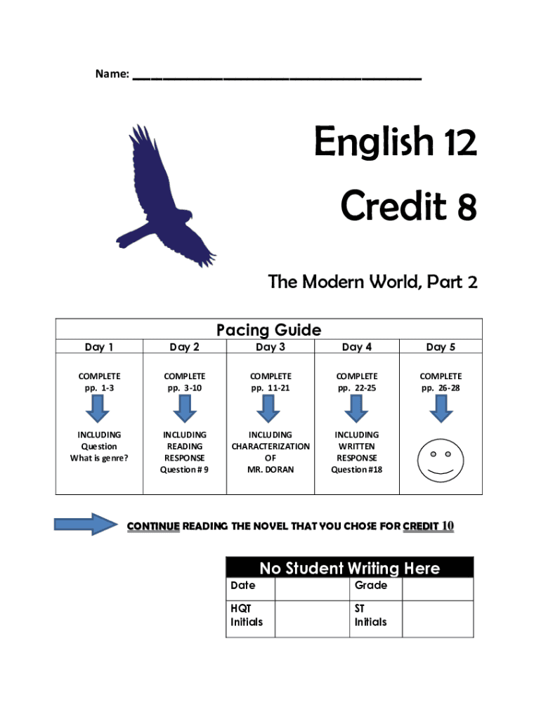 Fillable Online Sample Pacing Guide: Volume 2 Only Fax Email Print ...