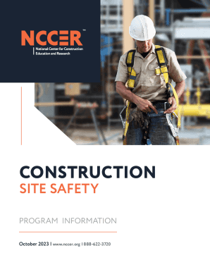 Fillable Online Construction Site Safety Program Information Fax Email Print - pdfFiller