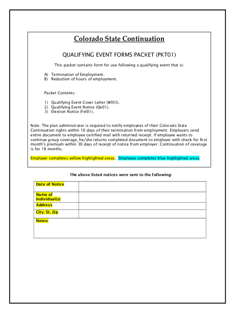 Fillable Online Colorado State Continuation Fax Email Print - pdfFiller