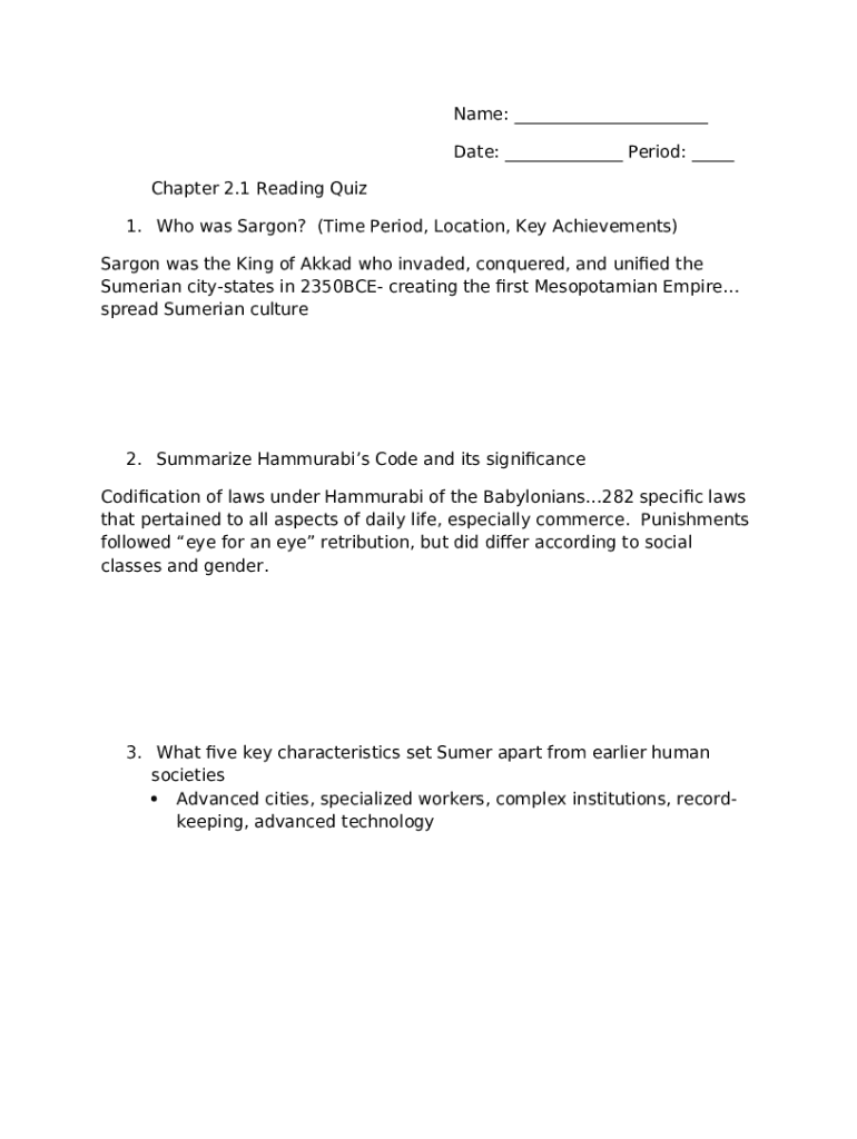 Sargon the Great of AkkadHistory & Akkad Empire - Lesson Doc Template ...