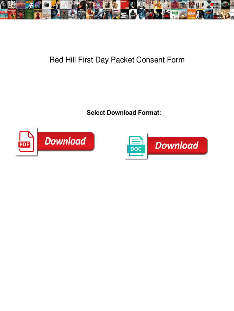 Fillable Online Red Hill First Day Packet Consent Form. Red Hill First ...