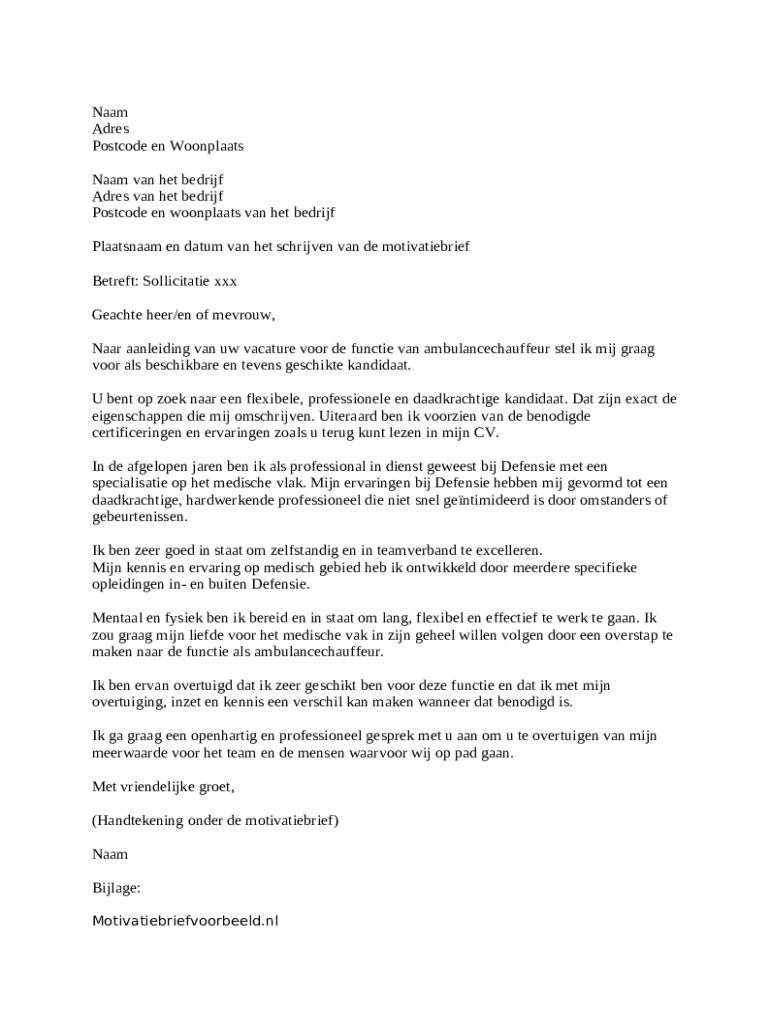 Opmaak sollicitatiebrief: 9 Tips voor een schitterende lay-out Doc ...