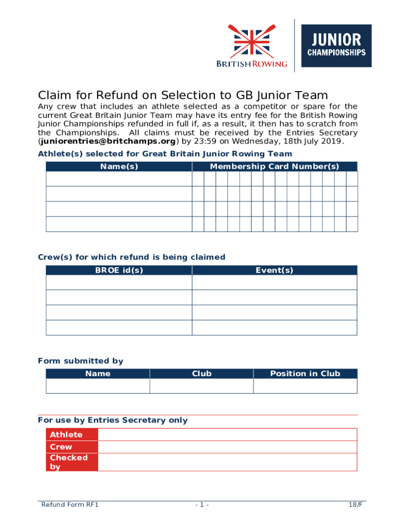 RF1. Refund Doc Template | pdfFiller