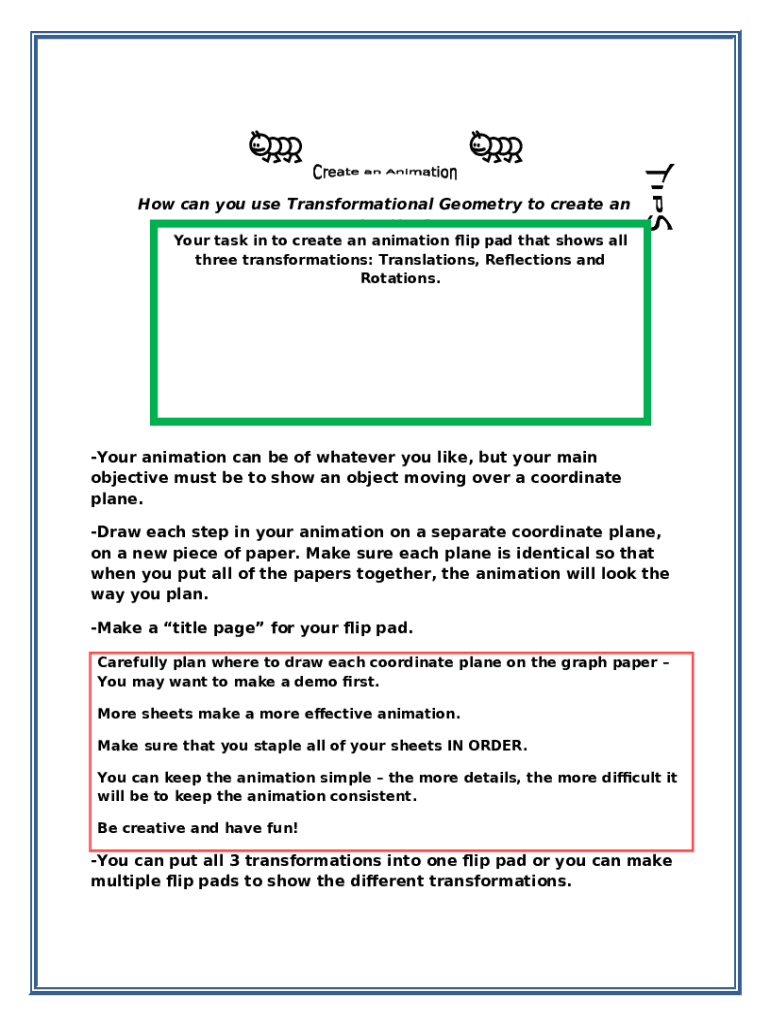 Modify object's geometry after animation has been applied Doc Template | pdfFiller