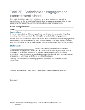 Five-Step Approach to Stakeholder EngagementReports Doc Template ...