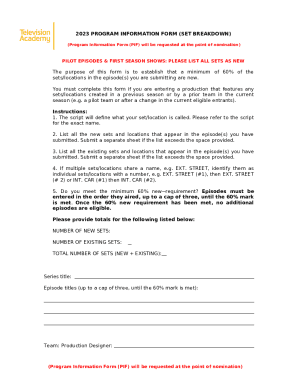 Anybody know where I can watch the pilot episodes? Doc Template | pdfFiller