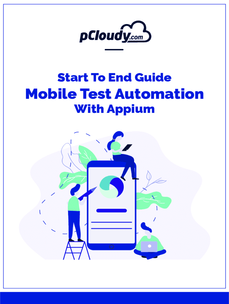 Fillable Online A Step By Step Guide To Test Automation With Appium Fax Email Print Pdffiller
