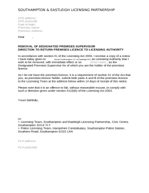 Request to be Removed as DPS Doc Template | pdfFiller