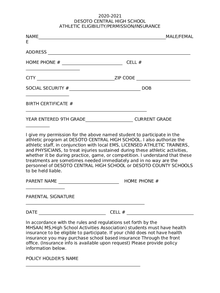 DeSoto Central High School - Desoto County School District Doc Template ...