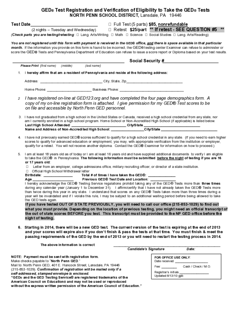 Fillable Online 79 Ged Sample Test page 2 - Free to Edit, Download ...