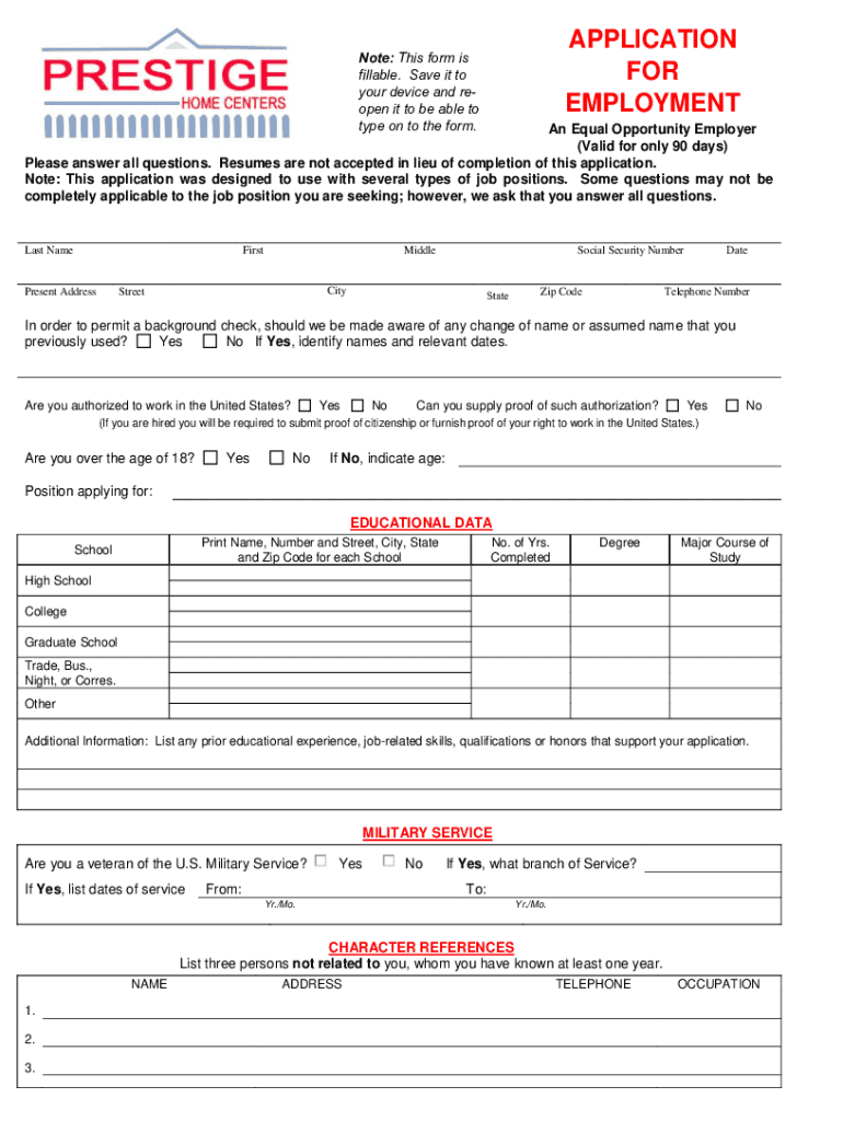 Fillable Online Equal Employment Opportunity - Fill Online, Printable ...