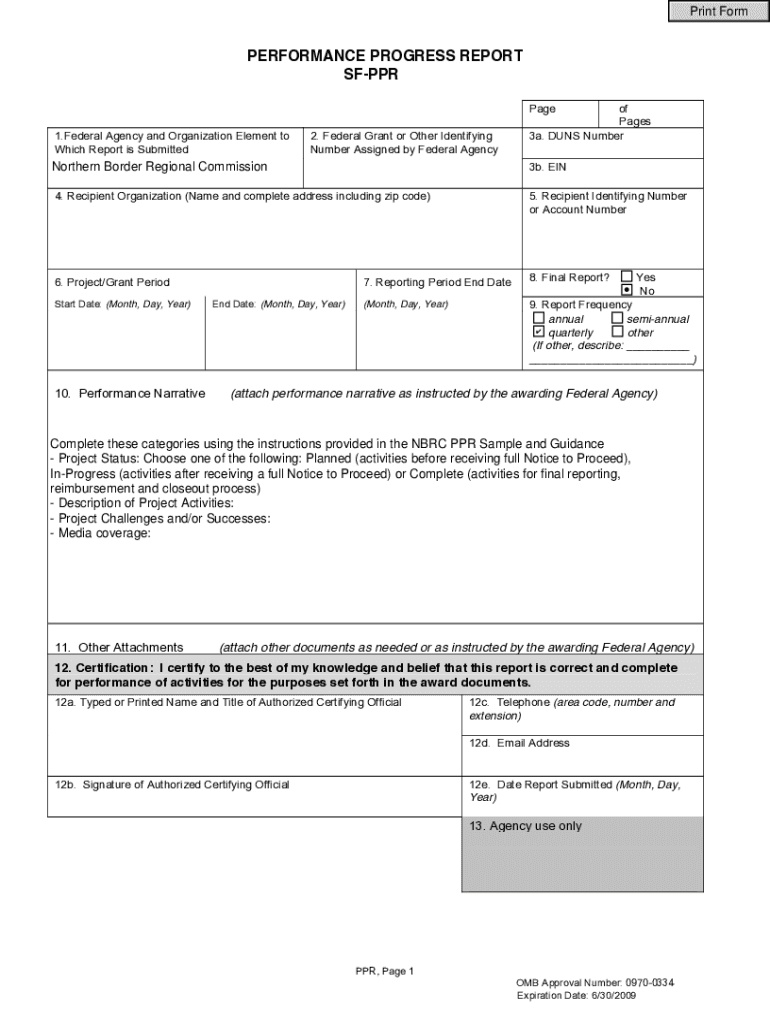 Fillable Online Performance Measures SF-PPR-A Fax Email Print - pdfFiller