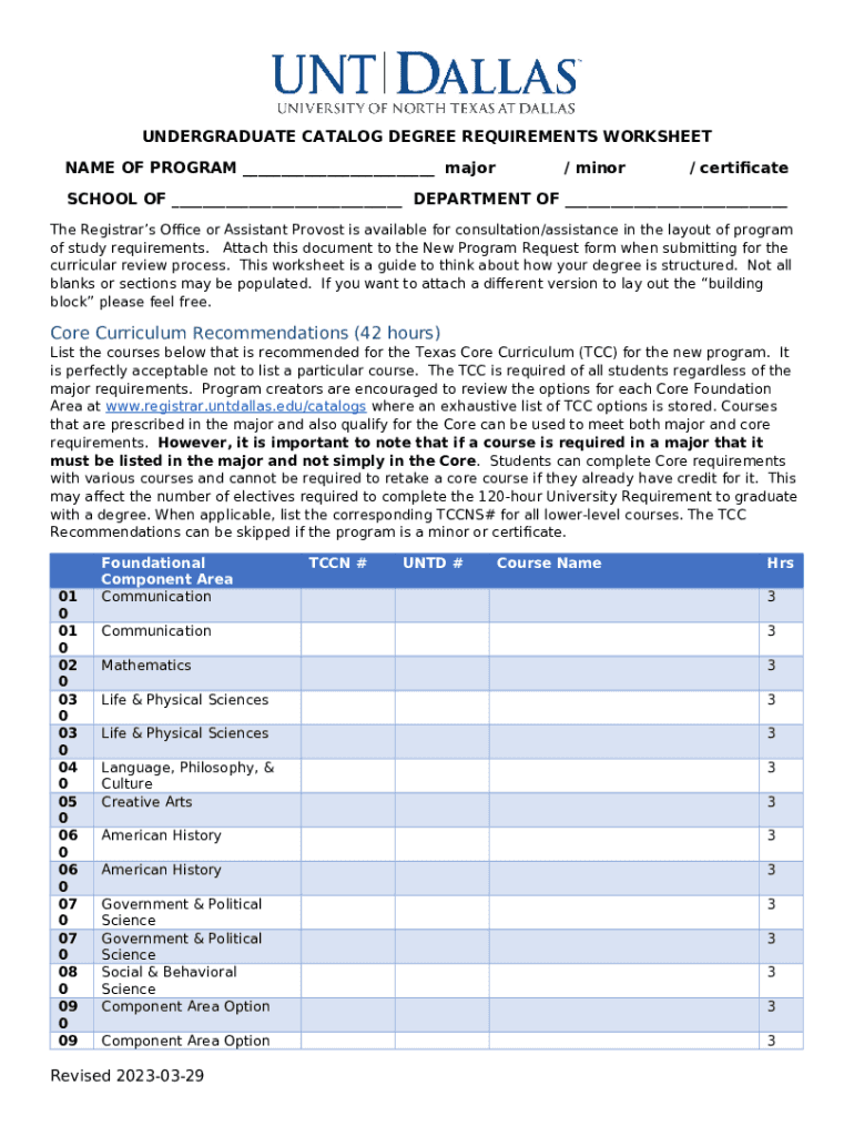Request For Substitution Or Waiver Of GCU Requirement Doc Template ...