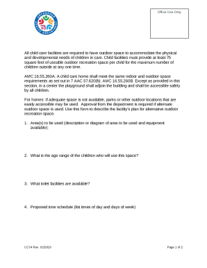 55 Pa. Code Chapter 3280. Group Child Care Homes Doc Template | pdfFiller