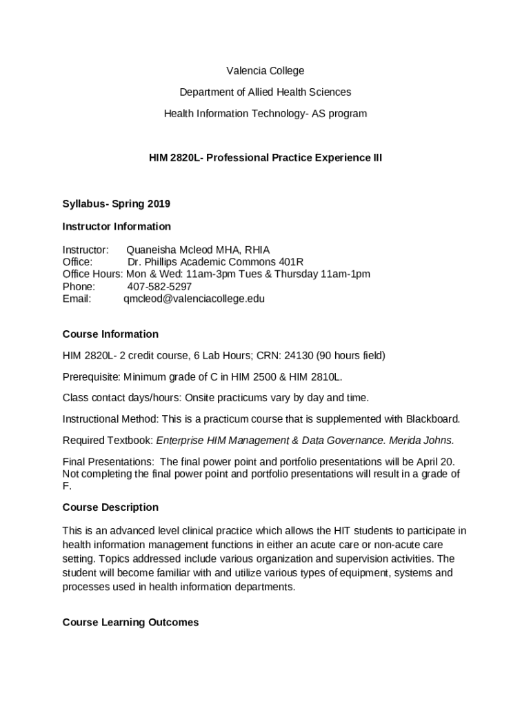 Quaneisha Mcleod - Professor, Clinical Coordinator/Health ... Doc Template | pdfFiller