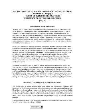 Fillable Online Florida Supreme Court Approved Family Law Form 12.913(c ...