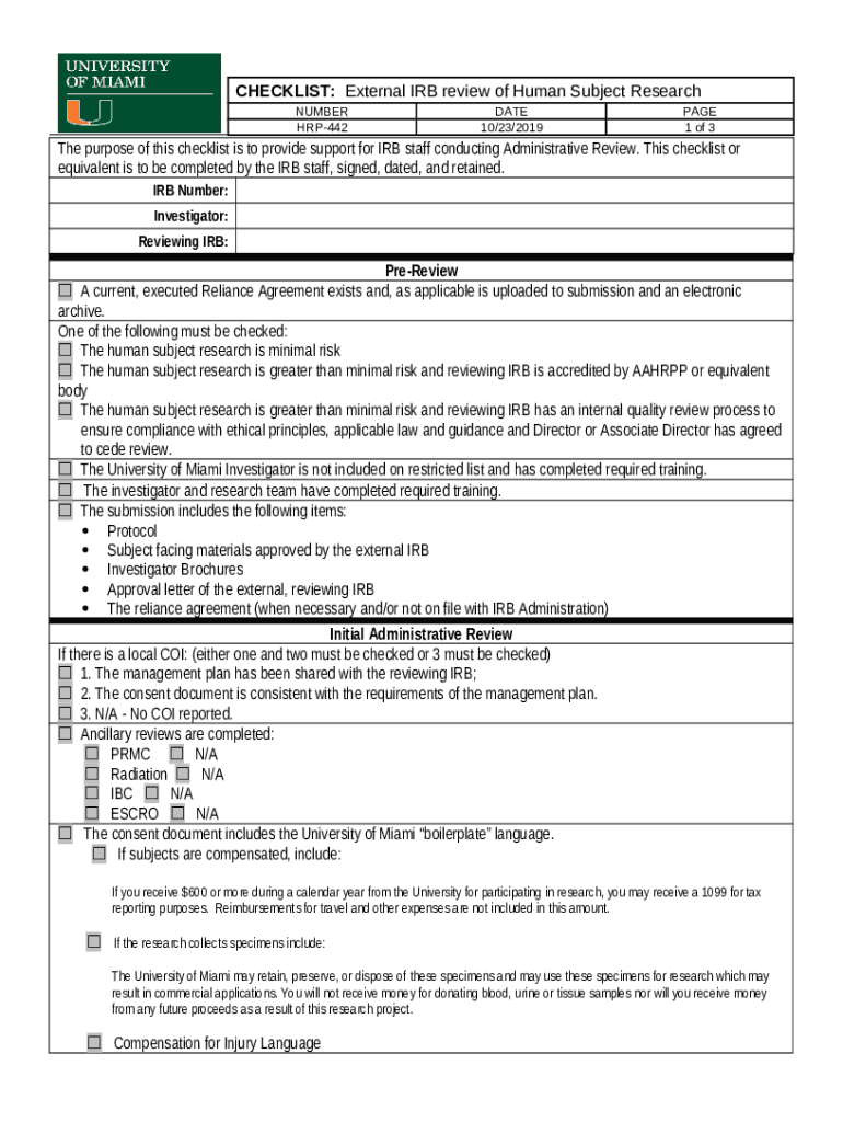 External IRB Review of UC Davis Human Subject Research Doc Template ...