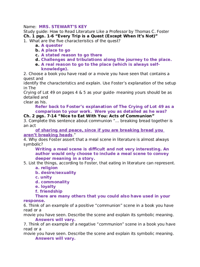 How to Read Literature Like a Professor (Revised Edition) ... Doc ...