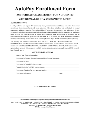 Fillable Online AUTOMATIC WITHDRAWAL AUTHORIZATION FORM (ACH) Fax Email ...