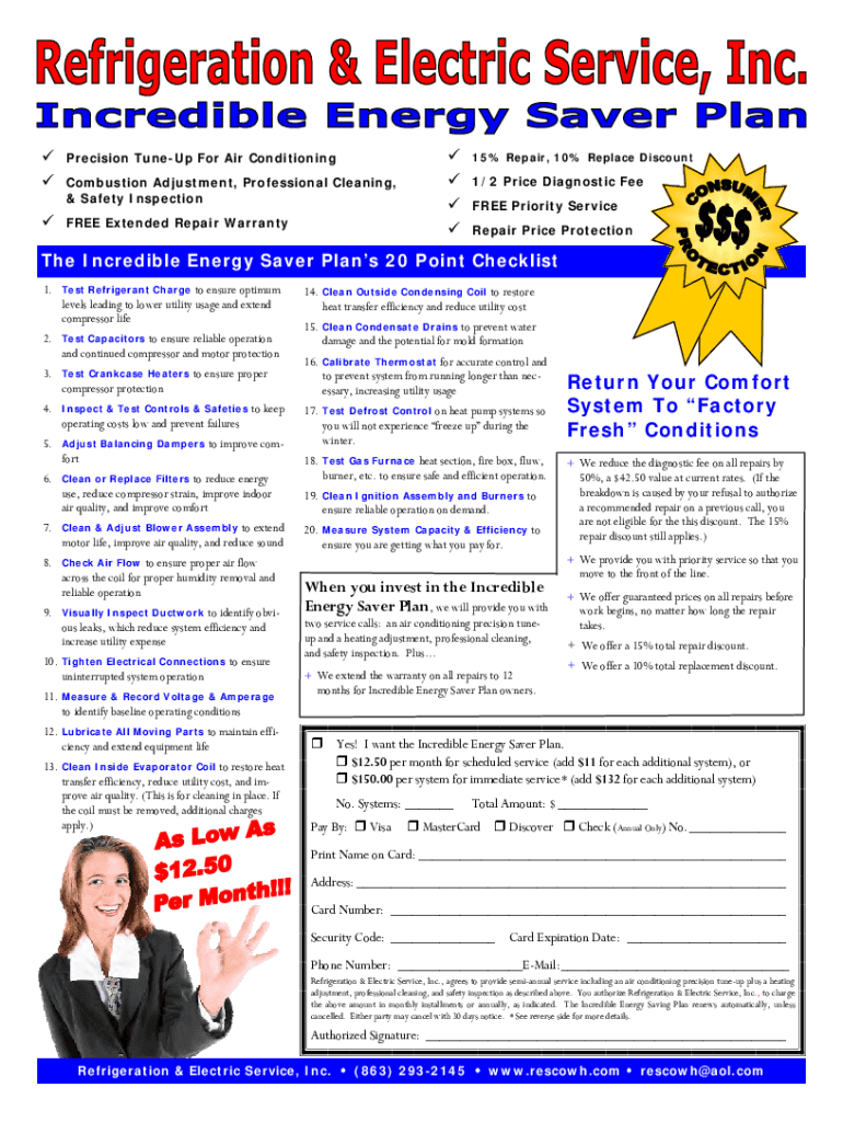Fillable Online $129* PRECISION Tune-Up, Cleaning & Safety Inspection ... Fax Email Print ...
