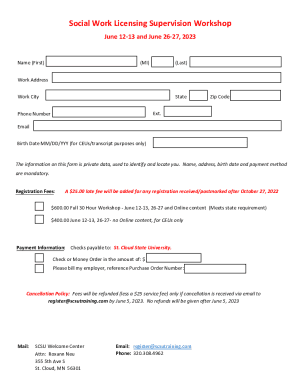 Fillable Online Master's Social Work Licensing Guide Fax Email Print ...