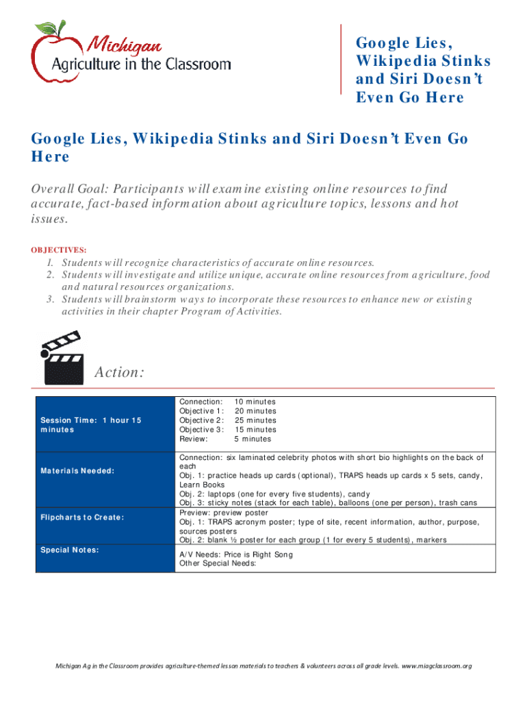 Fillable Online Google Lies, Wikipedia Stinks and Siri Doesn't Even Go ...