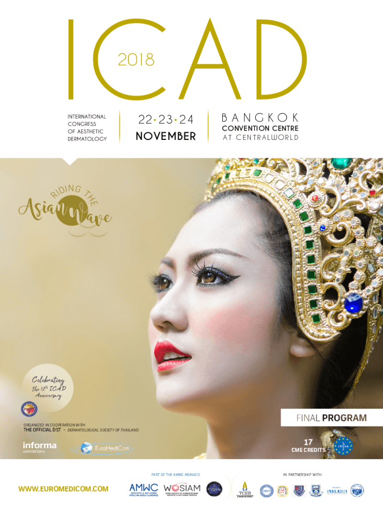 Fillable Online euromedicomkorea co the 12th ICAD Fax Email Print ...