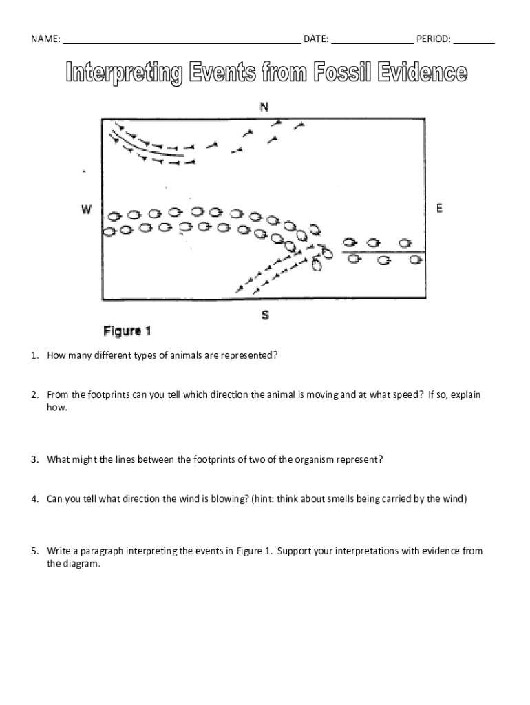 Fillable Online Interpreting Events from Fossil Evidence Fax Email ...