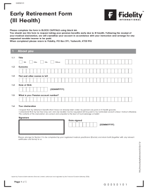 Fillable Online Guidance for completing HSE retirement form HR107(a ...