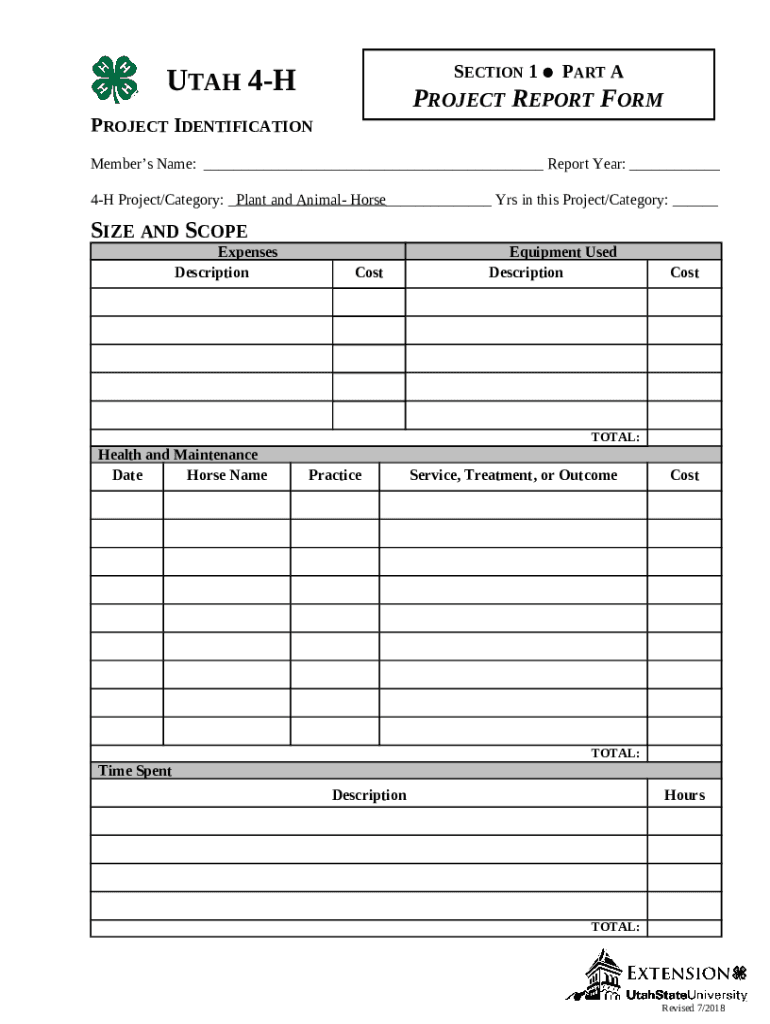 Oceana County 4-H Horse and Pony Project Notebook ... - extension usu ...