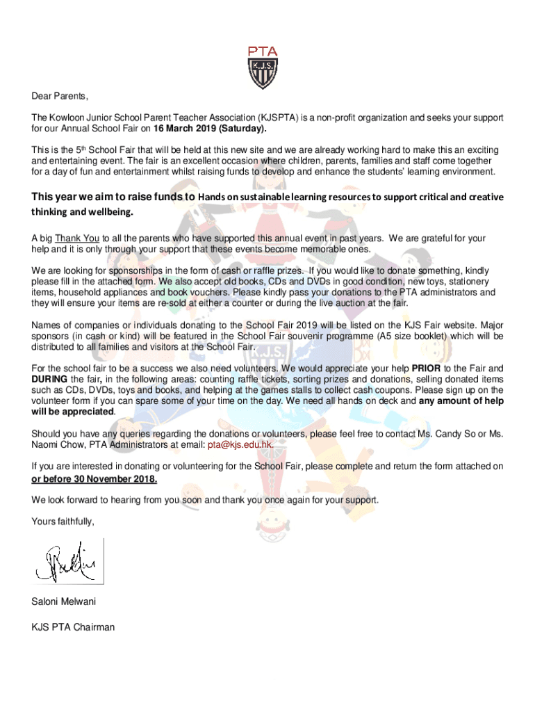 Fillable Online KJS Library Team is very excited... - Kowloon Junior ...