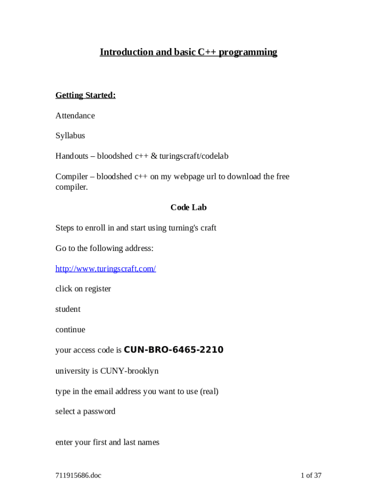 Creating your first Program in C++ using Bloodshed DEV C++ Doc Template ... Creating your first Program in C++ using Bloodshed DEV C++ Doc Template ...