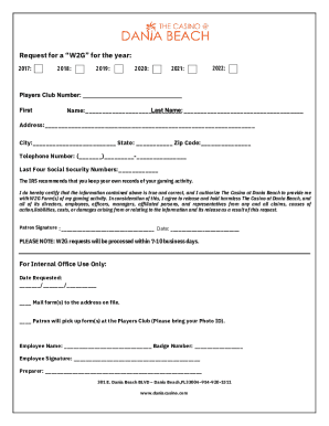 Fillable Online Form W-2G: Certain Gambling Winnings, Guide, and Filing ...