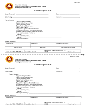 Request for Duplicate or Revised Occupancy Permit/ ... Doc Template | pdfFiller