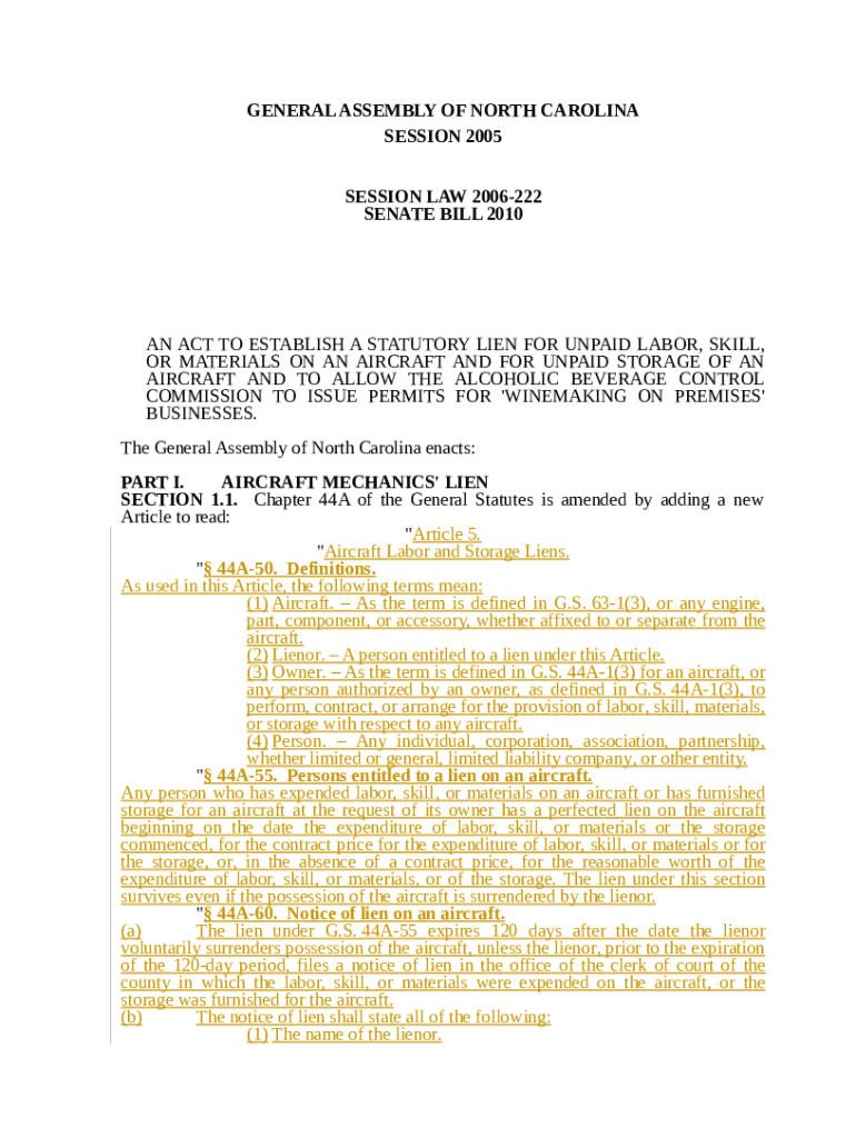 What you Should Know About Aircraft Liens Doc Template | pdfFiller