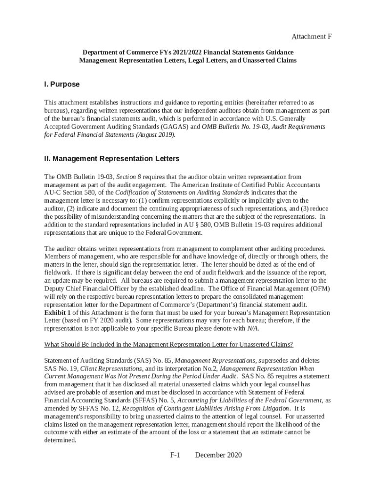 ALG CL 3 1 Management Rep Ltr Doc Template | pdfFiller