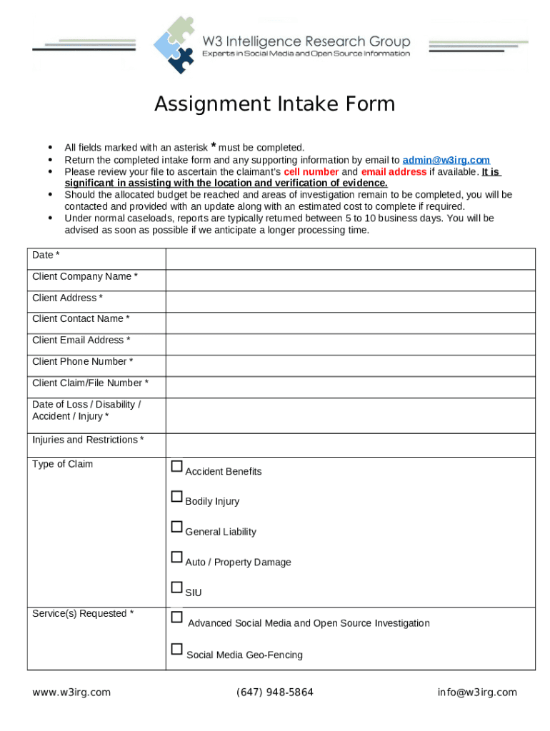 Client Intake - Juris Doc Template | pdfFiller