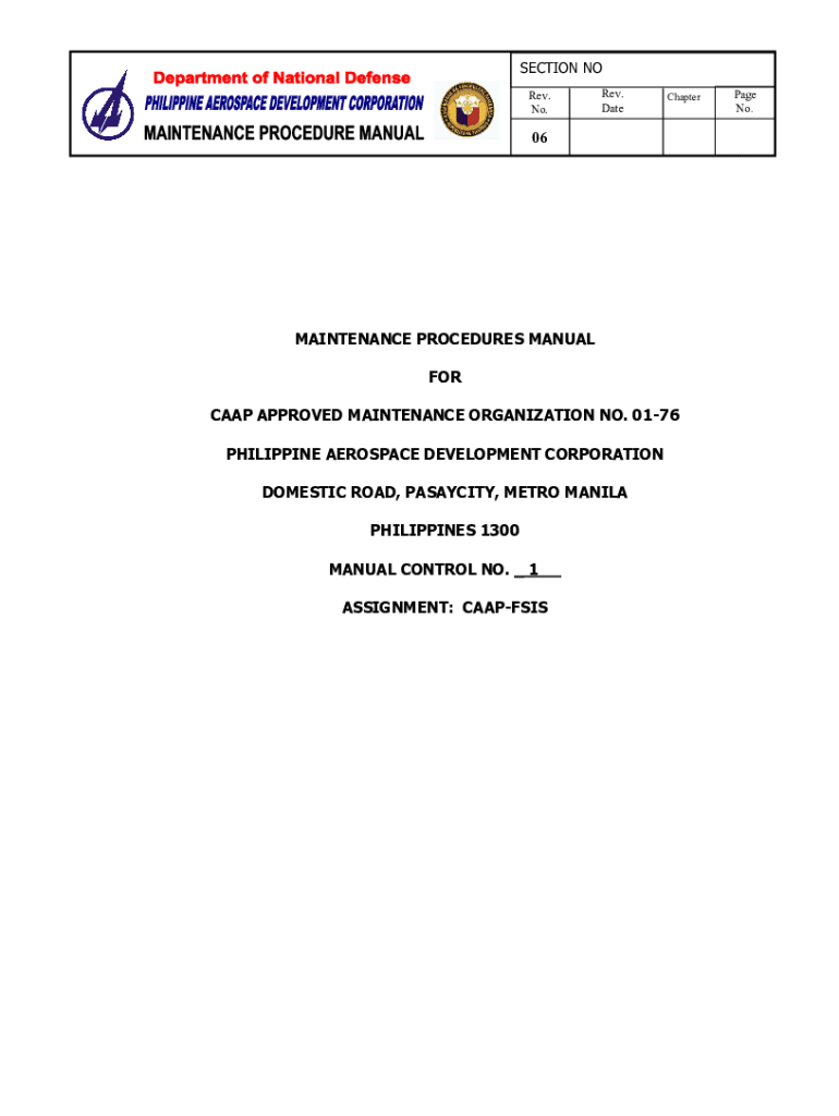 Fillable Online amendment to philippine civil aviation regulations ...