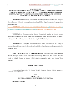 Fillable Online DRAFT FOR DISCUSSION PURPOSES ONLY October November 727 ...