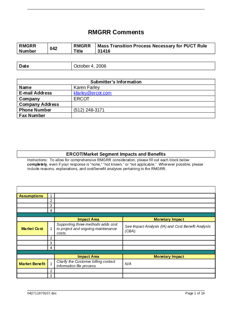 Mass Transition Process Necessary for PUCT Rule 31416 ... Doc Template | pdfFiller