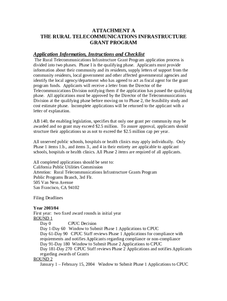 Rural and Tribal Assistance Pilot ProgramBuild America - docs cpuc ca Doc Template | pdfFiller