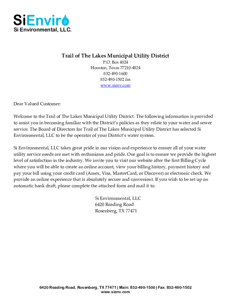 Fillable Online Sienv First Billing, The First Billing Services office ...