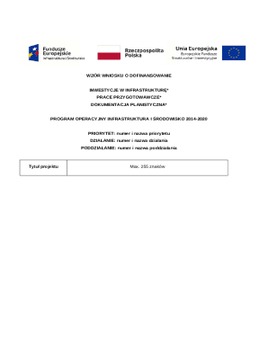 Wzr wniosku o dofinansowanie wraz z ... Doc Template | pdfFiller