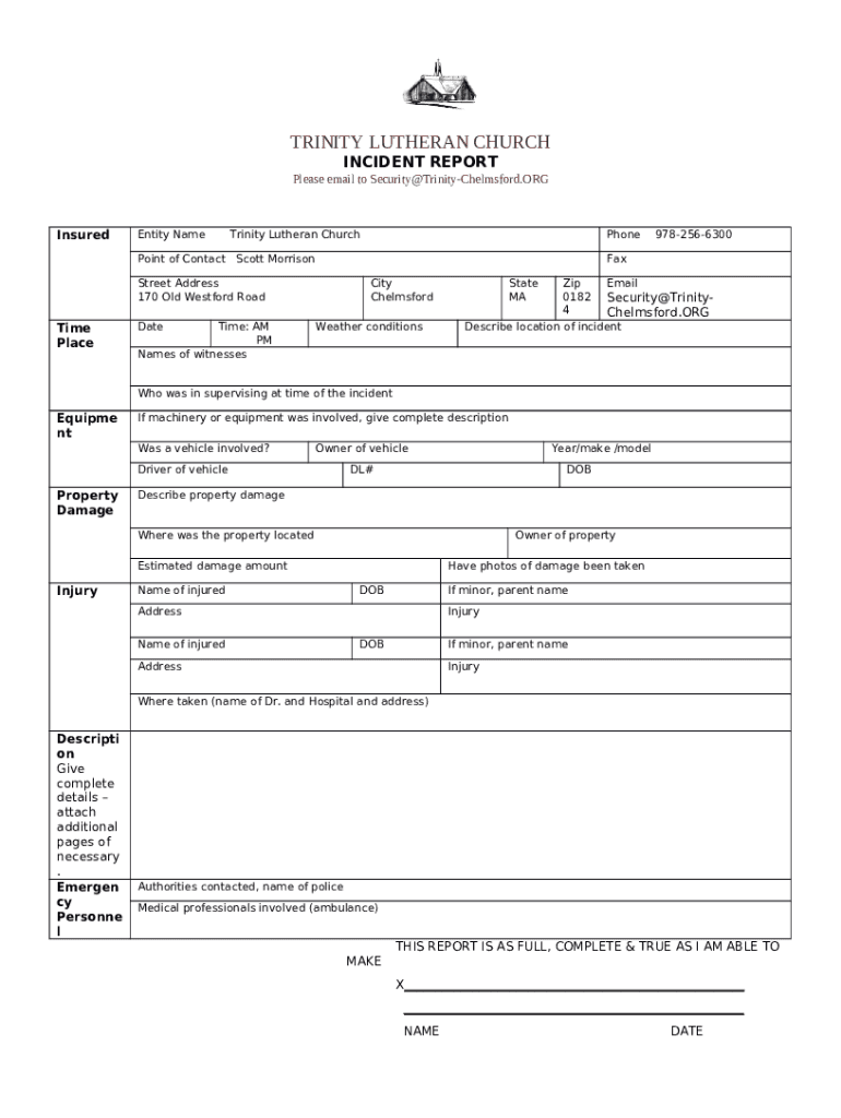 Building PlansTrinity Lutheran Church Doc Template | pdfFiller