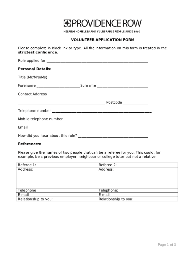 Volunteer Befriender for people with learning disabilities Doc Template ...