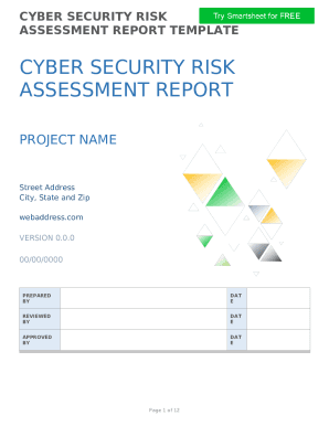 cyber security risk assessment report template Doc Template | pdfFiller