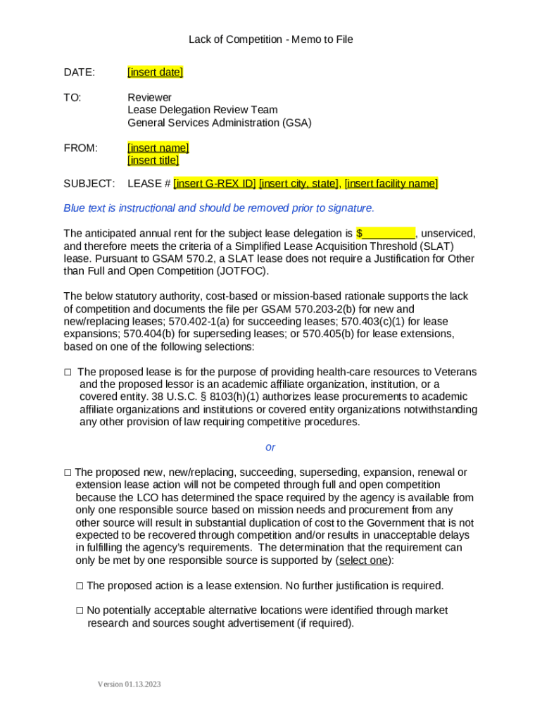 General Ination, Lease Authorities, and Responsibilities Doc Template | pdfFiller